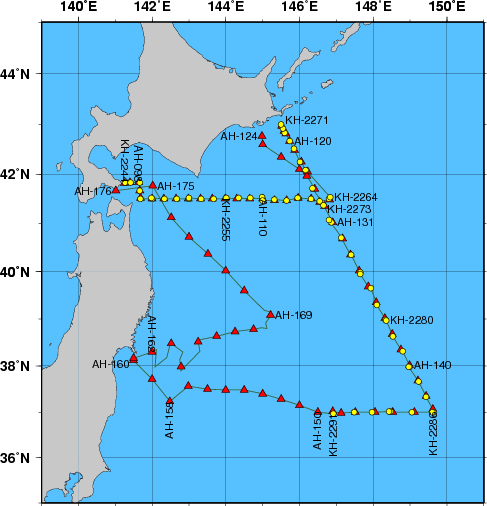 Japan Meteorological Agency | Data of Oceanographic and Marine ...