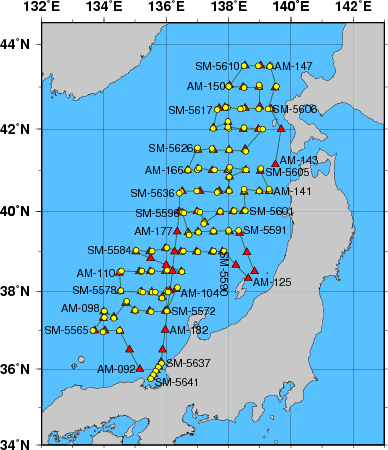 Japan Meteorological Agency | Data of Oceanographic and Marine ...