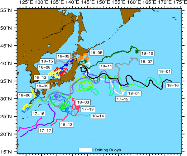 Japan Meteorological Agency | Data of Oceanographic and Marine ...