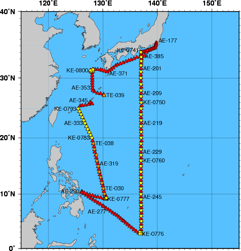 Japan Meteorological Agency | Data of Oceanographic and Marine ...