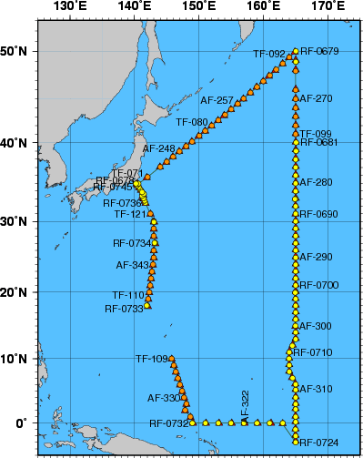 Japan Meteorological Agency | Data of Oceanographic and Marine ...