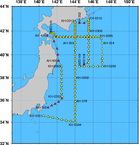 Japan Meteorological Agency | Data of Oceanographic and Marine ...