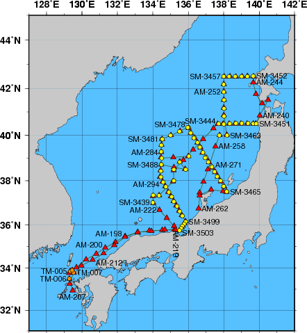 Japan Meteorological Agency | Data of Oceanographic and Marine ...