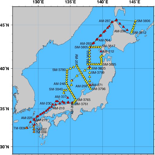 Japan Meteorological Agency | Data of Oceanographic and Marine ...