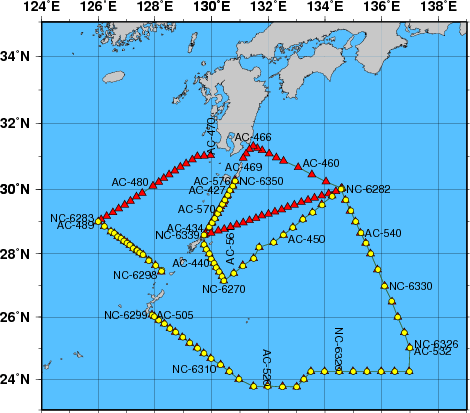 Japan Meteorological Agency | Data of Oceanographic and Marine ...