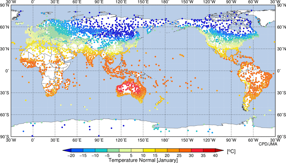 world climate data